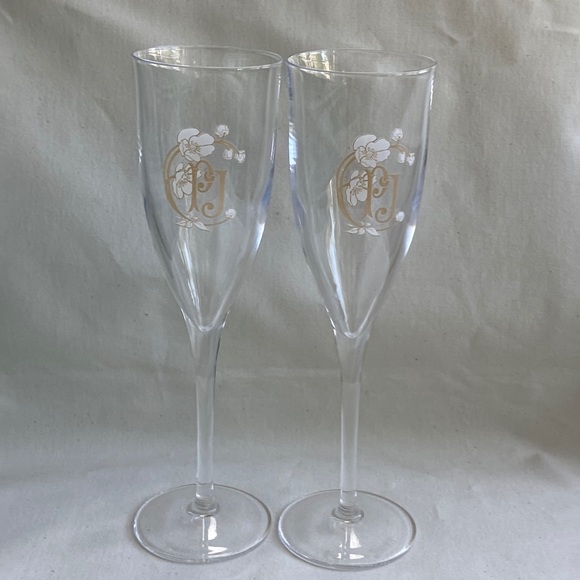Perrier Jouet | Dining | Set Of 2 Perrier Jouet Pj Logo Champagne ...
